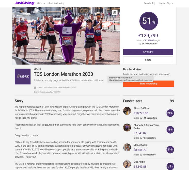 How to Create a Simple and Effective Event Fundraising Landing Page ...